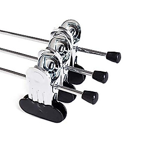 Better to U 13 Inch Stackable Metal Pants Hanger 20 Pack, Space-Saving Hanger with Non-Slip Adjustable Big Clips, Skirt Trousers Hanger Add-on Hook for Jeans Slacks Boutique