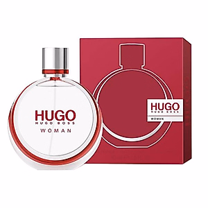 Hugo Boss HUGO Woman Eau de Parfum – Women's Floral Perfume – With Notes of Boysenberry, Black Tea, Jasmine & Amber – Luxury Perfumes for Women – Long Lasting Fragrance