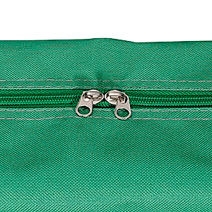 PATIKIL Closet Storage Bags, 2 Pack 35L Capacity Large Waterproof Moving Storage Bag Totes with Strong Handles for Home Camping, Green