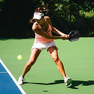 Franklin Sports Pro Pickleball Paddle - Christine McGrath Pro Player Tournament Pickleball Paddle - Polypropylene Paddle with Max Grit Surface - USA Pickleball (USAPA) Approved - Black - 16mm Core