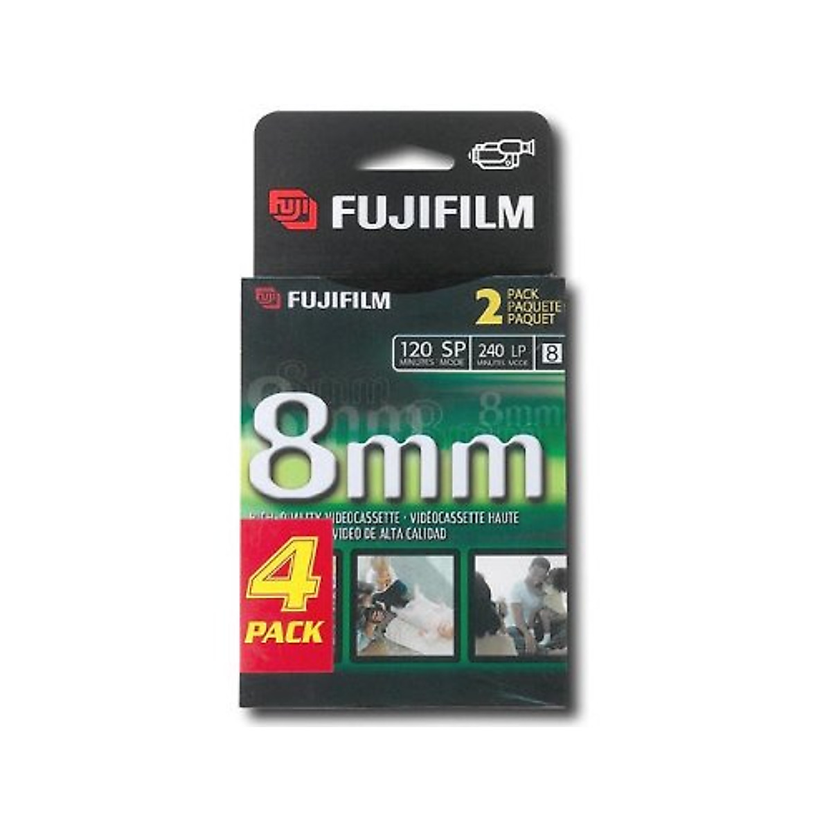 Fuji MP P-6 120 Camcorder Recordable Video Cassette Tapes ( 4 pack ) (Discontinued by Manufacturer)