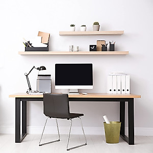 Blue Donuts Wastebasket for Bedroom, Bathroom, Trash Can 6 Liters, Stainless Stel (Gold)