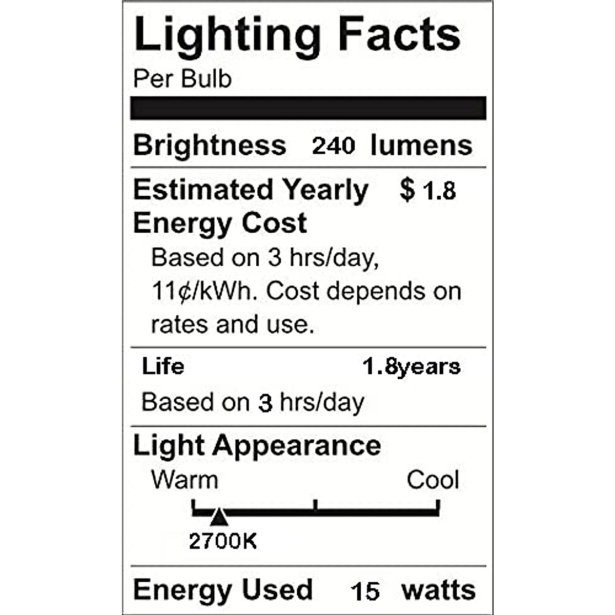 CTKcom 15W E14 Base 4173175 Oven Light Bulbs(6 Pack)- Microwave Light Bulbs 120V Heat Resistant Bulbs 300'C,Warm White Incandescent Light Bulb 360° Beam Angle,110-130V,6 Pcs