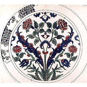 An original design for a porcelain plate