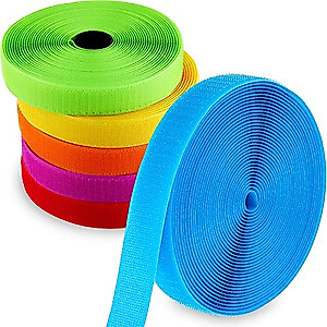 6 Rolls 150 Feet Carpet Marker Strips Nylon Carpet Strips for Teachers and Social Distancing (Vivid Color)