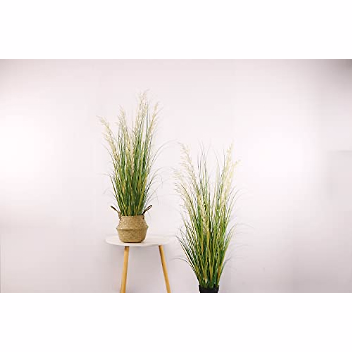 AfanD Artificial Plant 47in（2pack） Tall Artificial Grass Plant,Faux Plants Indoor Home Decorative Artificial Plants & Flowers in Pot Fake Plant, House Plant Indoor