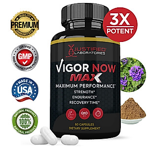 (5 Pack) Vigor Now Max 1600MG All Natural Advanced Men's Health Formula 300 Capsules