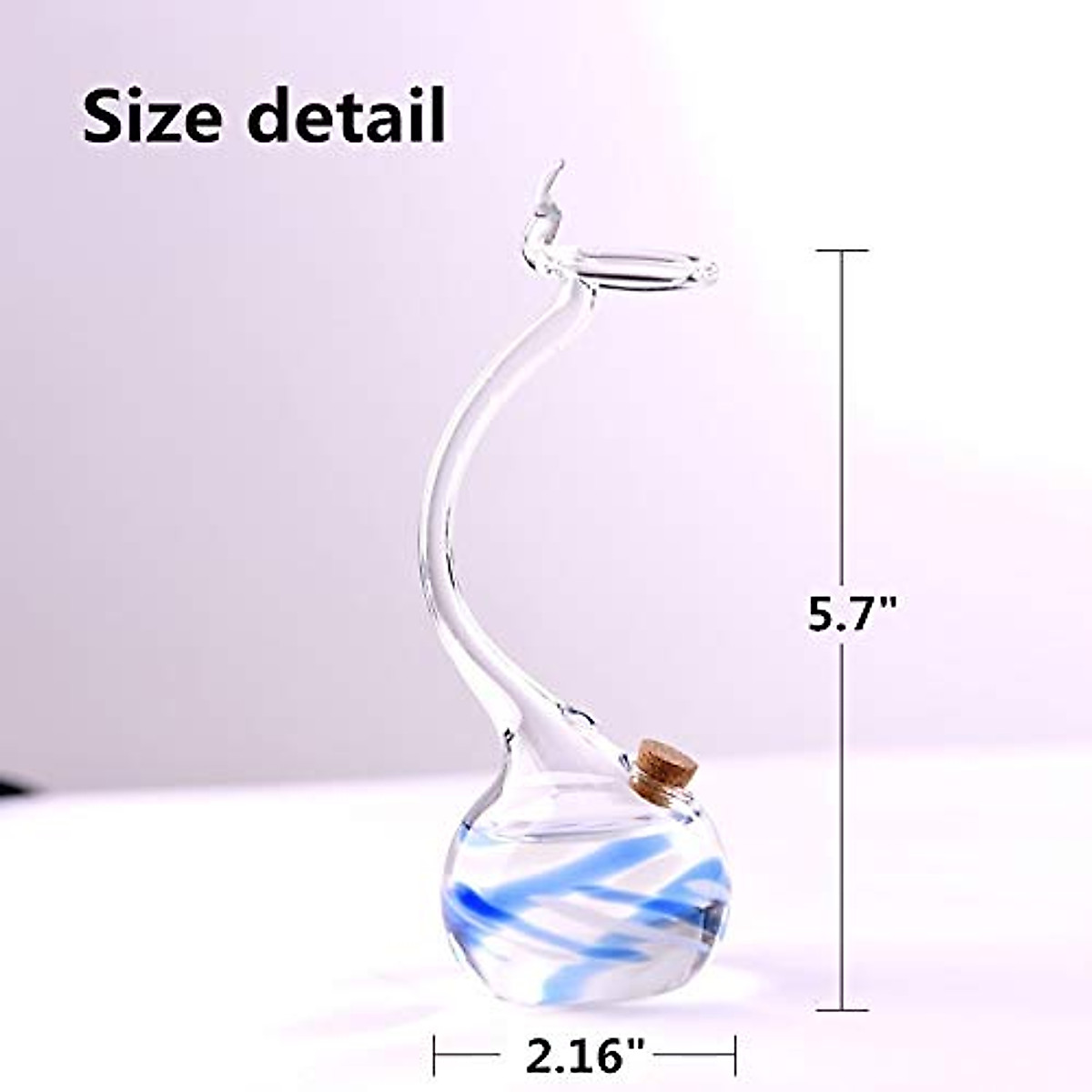 Towashine Glass Dip Pen Washing Holder for Glass Signature Dip Pen Washing Office Student Gift