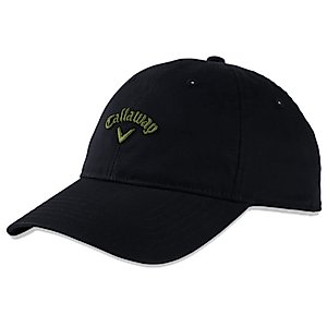 Callaway Golf 2022 Heritage Twill Adjustable Hat, Adjustable Size, White/Slate Blue Color