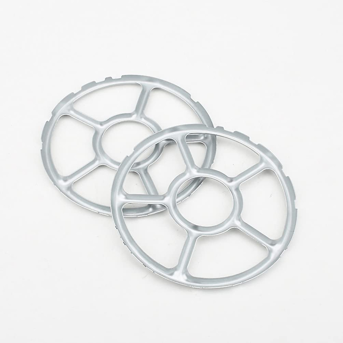 Gas Ring Trivet Galvanized Wok Ring Stove Rack: 2pcs Cooktop Range Pan Holder Stand Non Slip Gas Ring Reducer Milk Pot Support Brackets for Butter Warmer Small Saucepan Gas Stove Top Grates