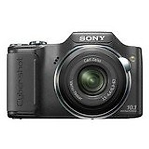 Sony Cyber-shot DSC-H20 Point & Shoot Digital Camera - Black - 10.1 Megapixel - 16:9 - 10x Optical Zoom - 2x Digital Zoom - 3" Color LCD
