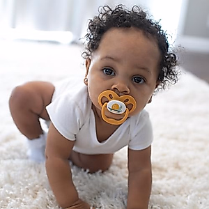 Dr. Brown's Advantage Baby Pacifiers, 6 -18 Month, Blue, 2 Count