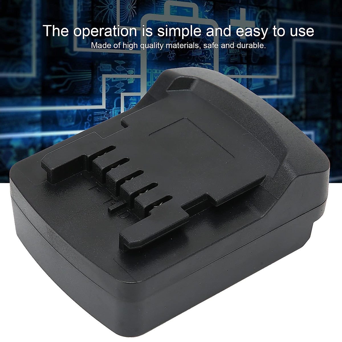 Battery Adapter, Power Adapter Lithium Battery Converter for Bosch to for Metabo 18V Lithium Battery Power Tool Power Adapter