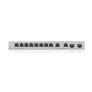 Zyxel Multi-Gig 12-Port Web Managed Switch with 2-Port 2.5G/2-Port 10G SFP+ Desktop/Wallmount, 5-Years Warranty [XGS1210-12]