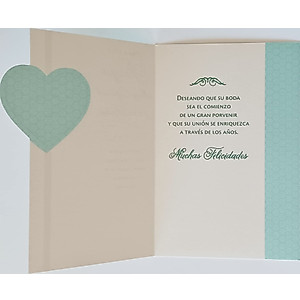 Greeting Card Para Una Pareja Muy Especial En Su Boda - To A Very Special Couple On Their Wedding in Spanish Espanol For Bride Groom Novia Novio
