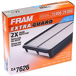FRAM Extra Guard CA7626 Replacement Engine Air Filter for Select Toyota and Lexus Models, Provides Up to 12 Months or 12,000 Miles Filter Protection