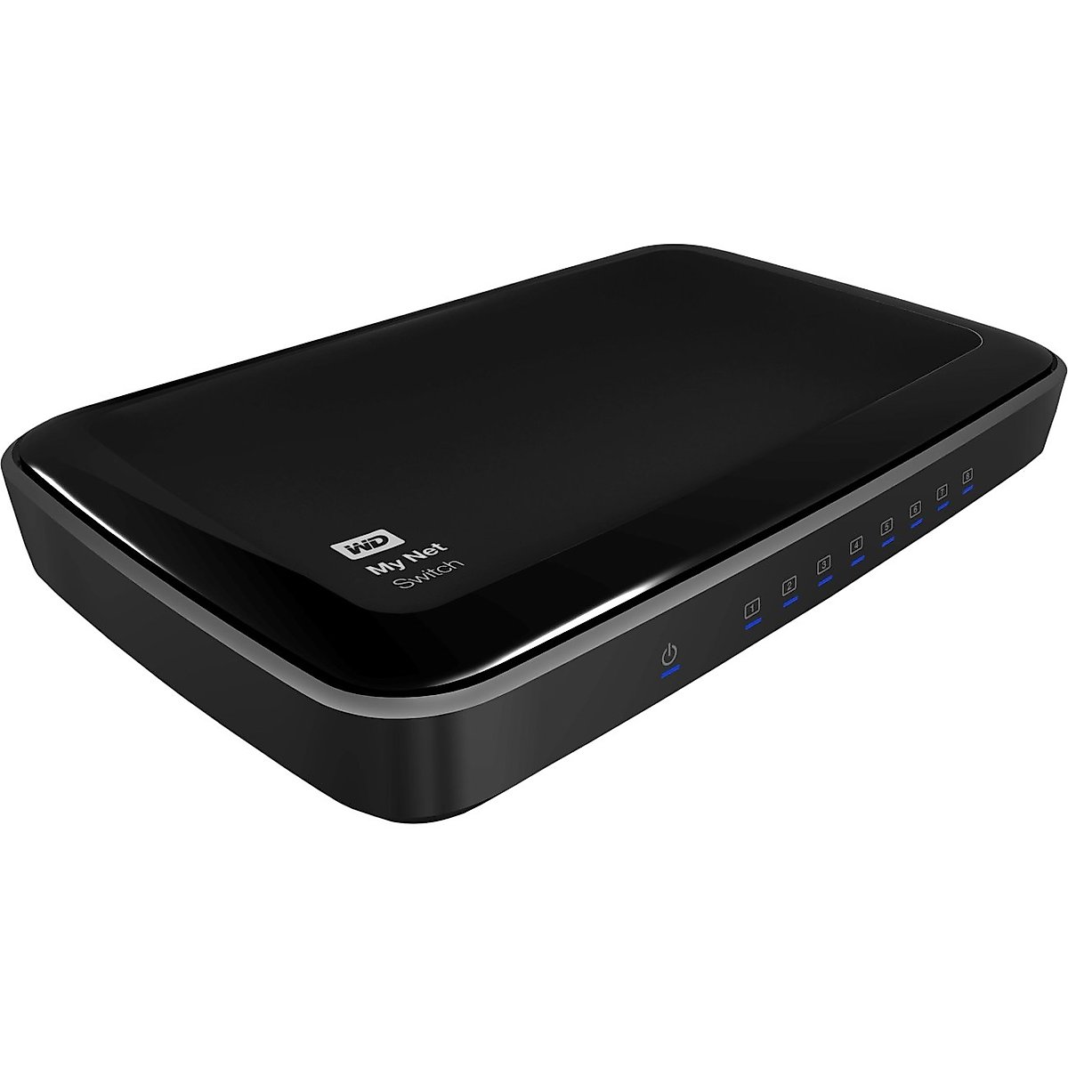 WD My Net Switch - 8 Port Gigabit Ethernet Network Switch - HD Media Switch