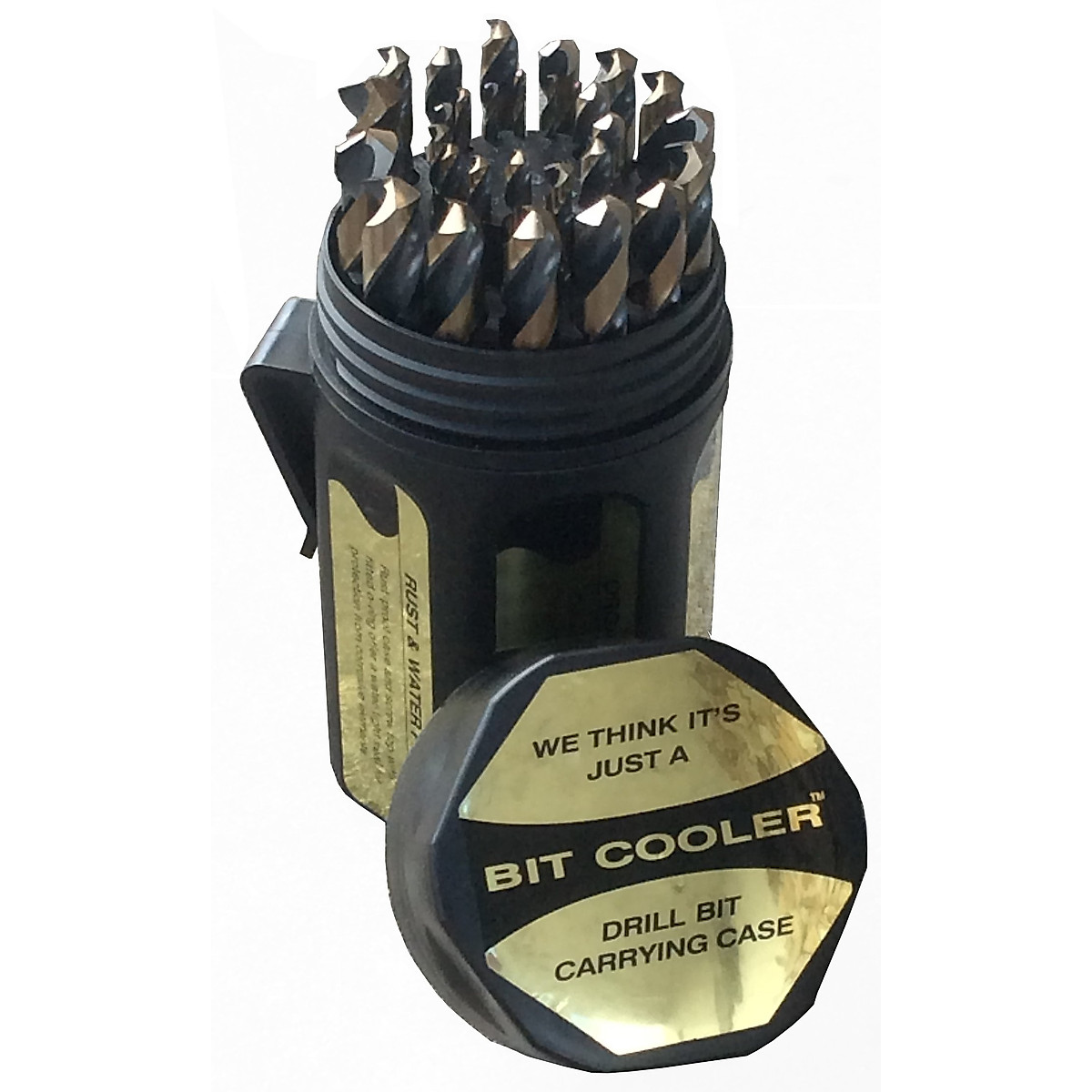 Drill America - DWD29J-CO-PC 29 Piece M35 Cobalt Drill Bit Set in Round Case (1/16" - 1/2" X 64ths), DWDCO Series & Forney 20857 Tap Magic Industrial Pro Cutting Fluid, 4 oz