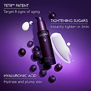 Caudalie Premier Cru Anti-Aging Face Serum with Hyaluronic acid, for Instantly Tightened and Hydrated skin (Serum)