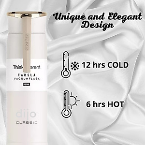 DIJO Classic Water Bottle (Pearl White)