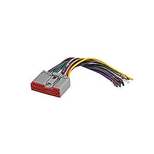 Scosche Compatible with Select 2003-14 Ford Power/Speaker Connector / Wire Harness for Re-installing the Factory Stereo with Color Coded Wires FD23RB,black