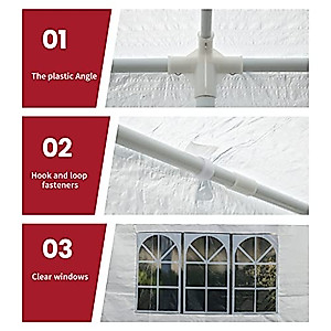 10'x30' Party Wedding Outdoor Patio Tent Canopy Heavy Duty Gazebo Pavilion -5