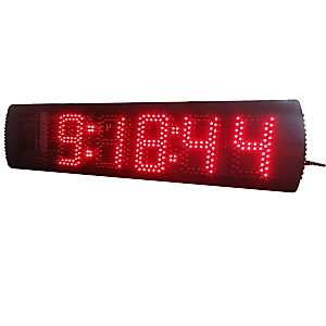AZOOU 5-inch Hight Character Single Sided LED Sport Timing Clock Countdown/up Timer with IR Remote Control Red Color