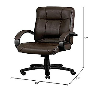 Eurotech Seating Odyssey Leather Chair, Brown