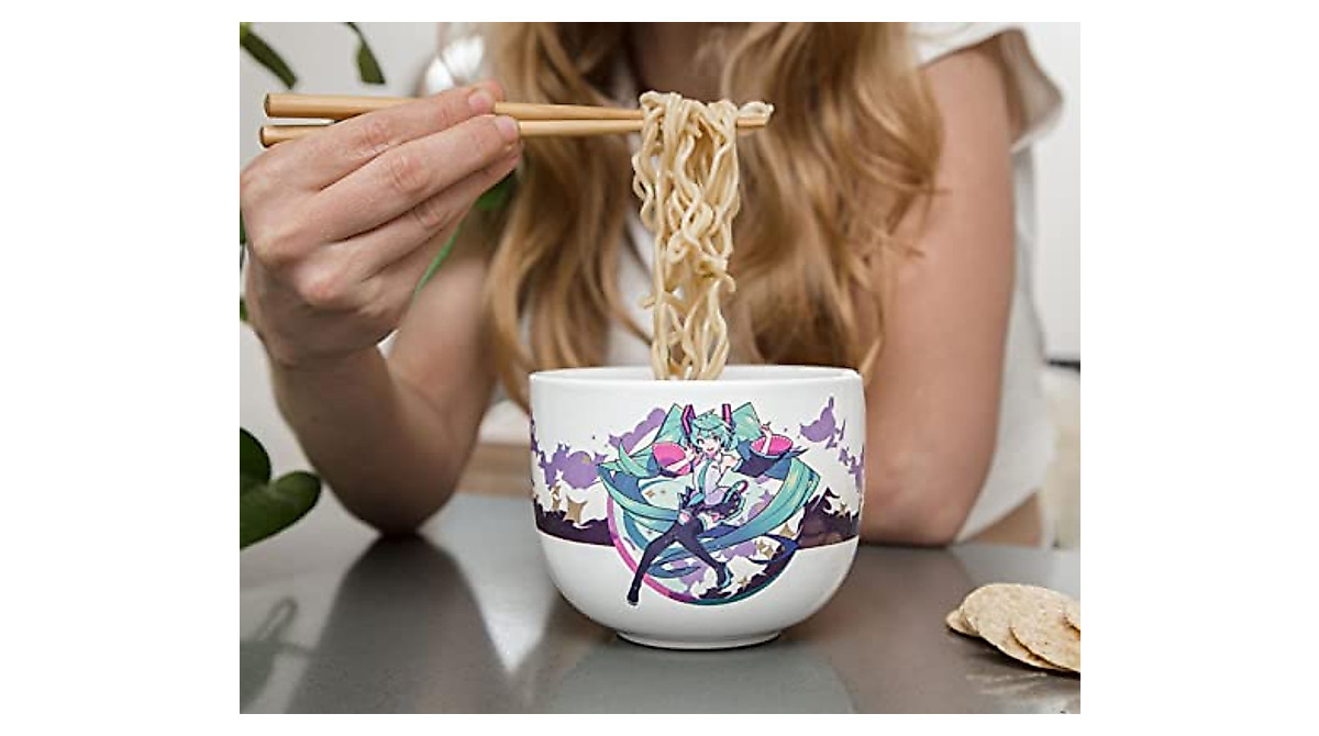 Hatsune Miku Ramen Bowl & Chopsticks - Official Vocaloid