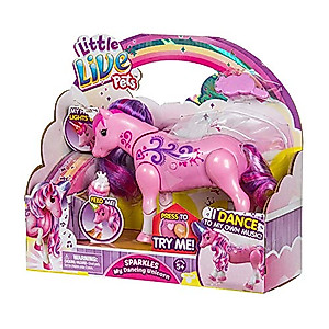 Little Live Pets - Sparkles My Dancing Interactive Unicorn | Dances & Lights to Music - Engaging Fun - Batteries Included | For Ages 5+
