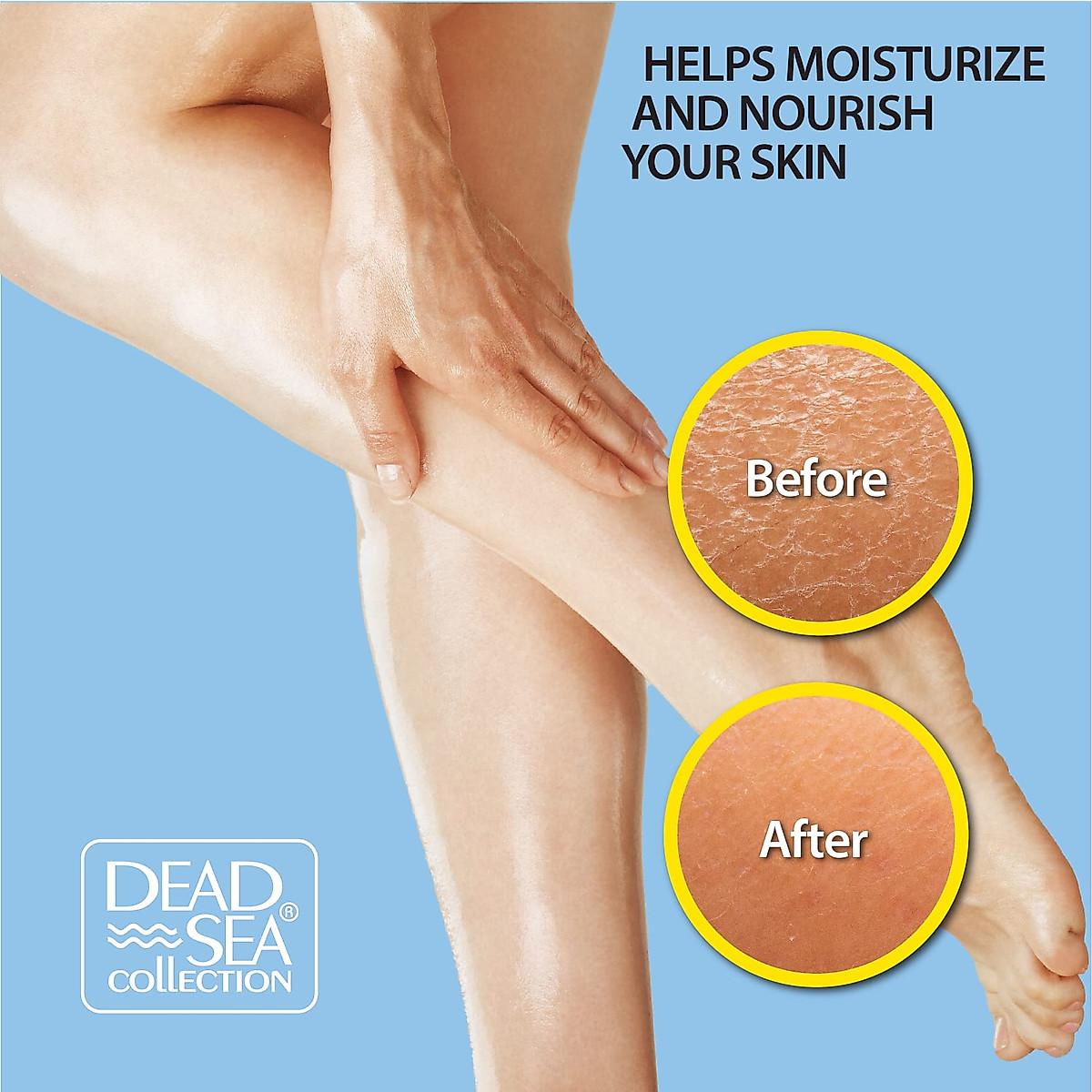 Dead Sea Collection Body Oil Collagen - Anti-Aging, Skin Elasticity, Vitamin E Moisturizing Oil for Dry Skin & Face -Revitalizing & Nourishing 4 Fl. Oz