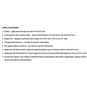Envoke Herbicide (3 oz.) by AMVAC - Selective Herbicide for Control of Certain Broadleaf, Sedge and Grass Weeds.