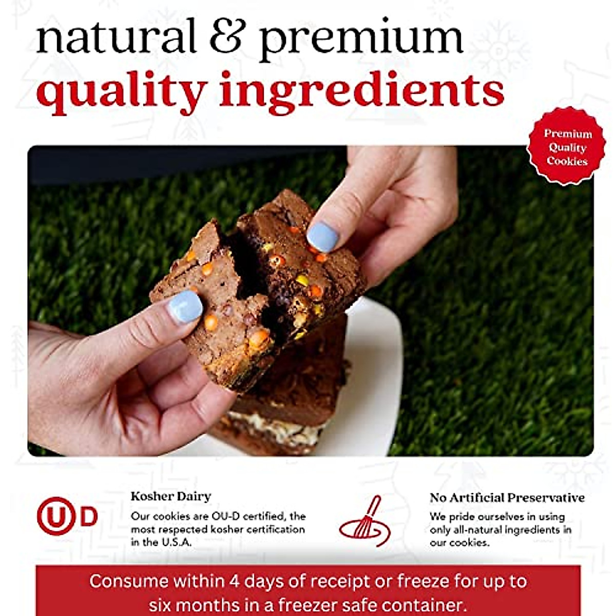 David's Cookies Fresh-Baked and Gourmet Assorted Cookies and Brownies Party Pack | Great for Sharing While Watching The Superbowl - Gourmet Food Gift Basket For Everyone - 5Lbs