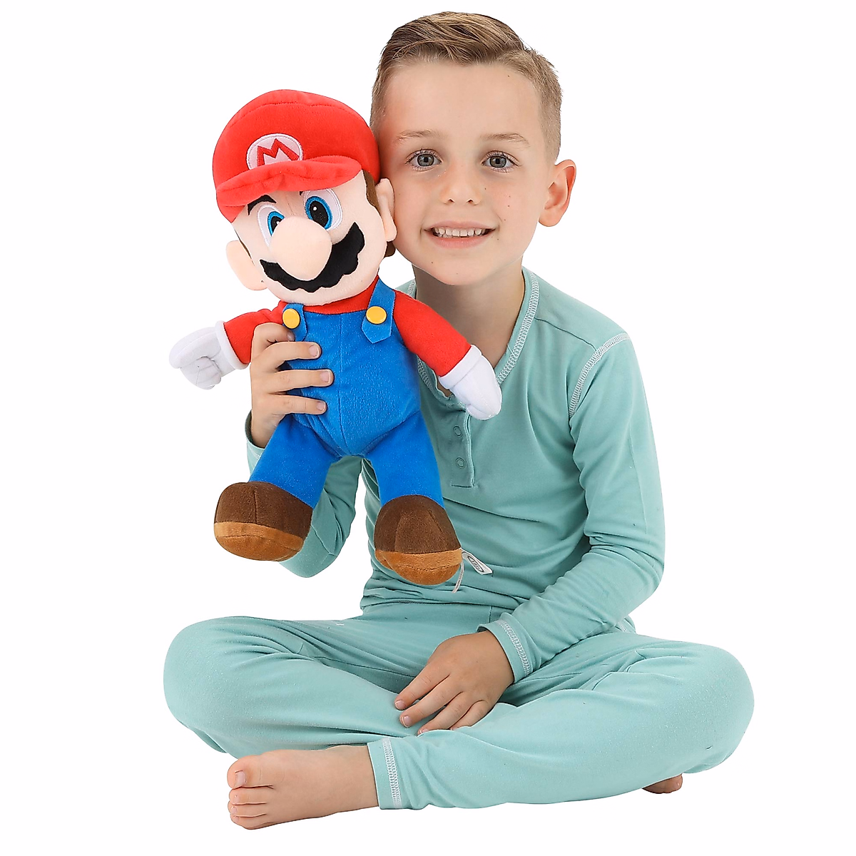 Franco Kids Bedding Soft Plush Mini Cuddle Pillow Buddy, One Size, Super Mario,PC1338