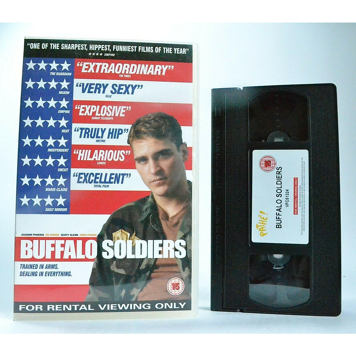 Buffalo Soldiers: Based On R.O'Connor Novel - Satire Film - J.Phoenix - Pal VHS