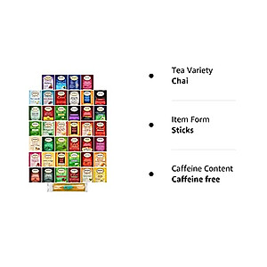 Twinings Tea Bags Variety Collection (Pack of 40) with By The Cup Honey Sticks