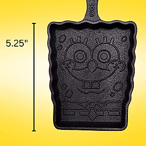 Galerie SpongeBob Squarepants Pancake Skillet with Mix, Gifts for Men Women and Kids, 3.52 Ounces