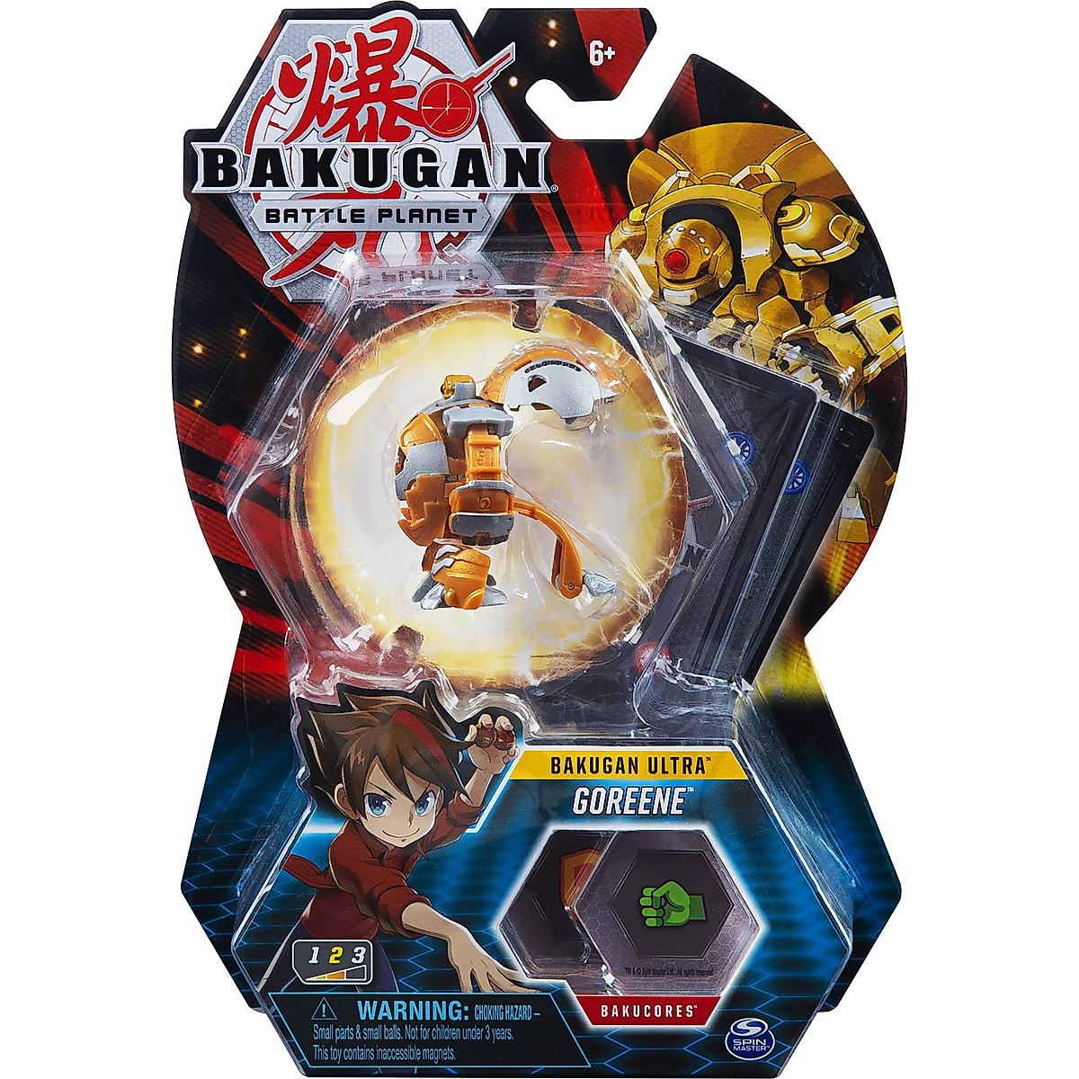 Bakugan Ultra, Goreene, 3-inch Collectible Action Figure and Trading Card, for Ages 6 and Up