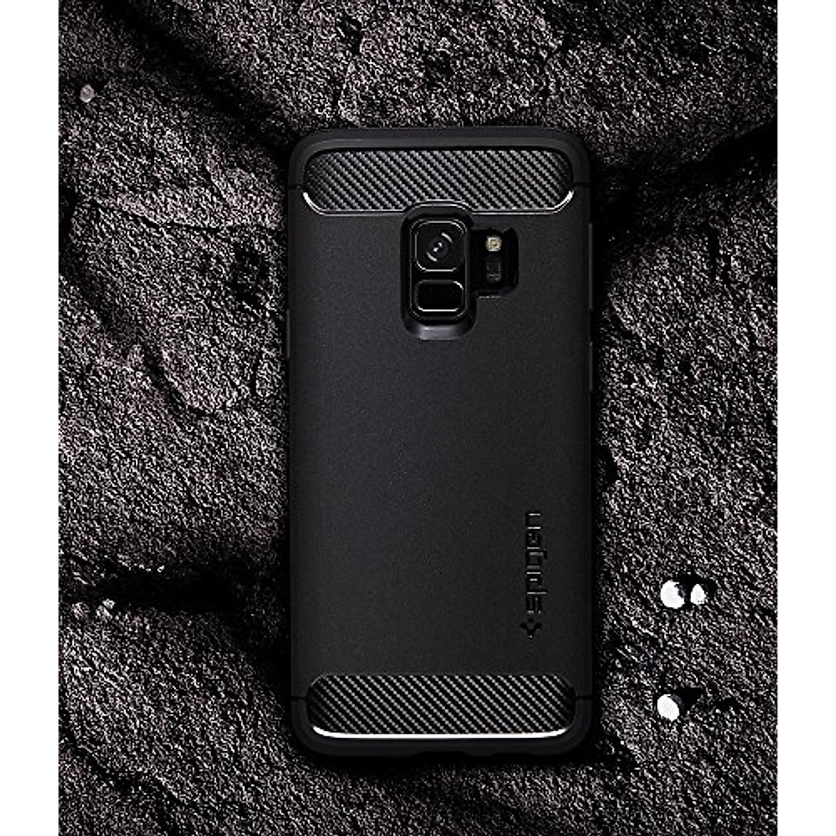 Spigen Rugged Armor Designed for Samsung Galaxy S9 Case (2018) - Matte Black