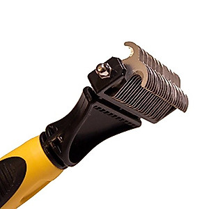 Pet Republique Dog Dematting Tool – Matt Splitters for Dogs, Cats, Rabbits, Long Haired Breed Pets – Effective Pet Dematting, Mat Remover, De-matting Comb, or Dematter - Regular 12+23 Teeth Design