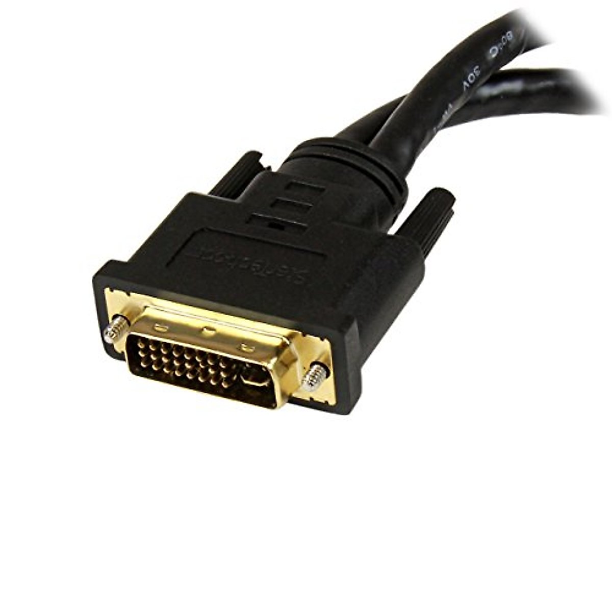 StarTech.com DVI I to DVI D and VGA Splitter, 8in, Wyse Compatible, DVI Video Splitter Cable for Dual Monitor Setup (DVI92030202L)