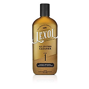 Lexol All Leather Cleaner (Step 1) by Lexol, Use on Furniture, Car Interior, Shoes, Handbags, Two-Step System, 16.9 Oz