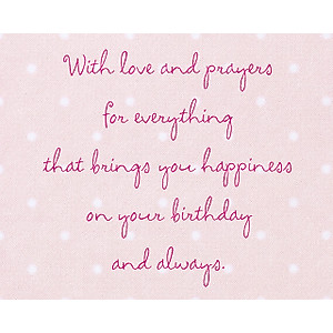 American Greetings Religious Birthday Card for Her (Birthday Blessing)