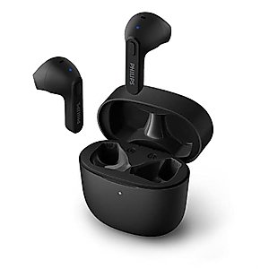 Philips T2236 True Wireless Headphones with IPX4 Water Resistance and Super-Small USB-C Charging case