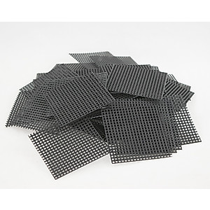 US Made 60 Pcs. 3"x 3" Plastic Drainage Mesh/Screen/Net for Potted Plants & Bonsai Pots