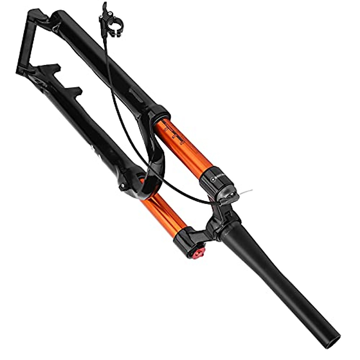 Uxsiya Bike Accessory, Quiet Driving Good Lock Control Air Front Fork Wire Control Front Fork for 27.5in Mountain Bike