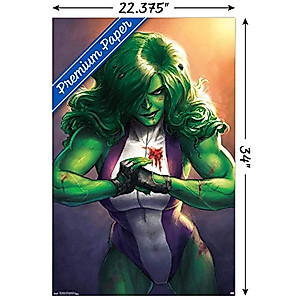 Trends International Marvel Comics - She-Hulk - Totally Awesome Hulk - Cover #4 Wall Poster, 22.375" x 34", Premium Unframed Version