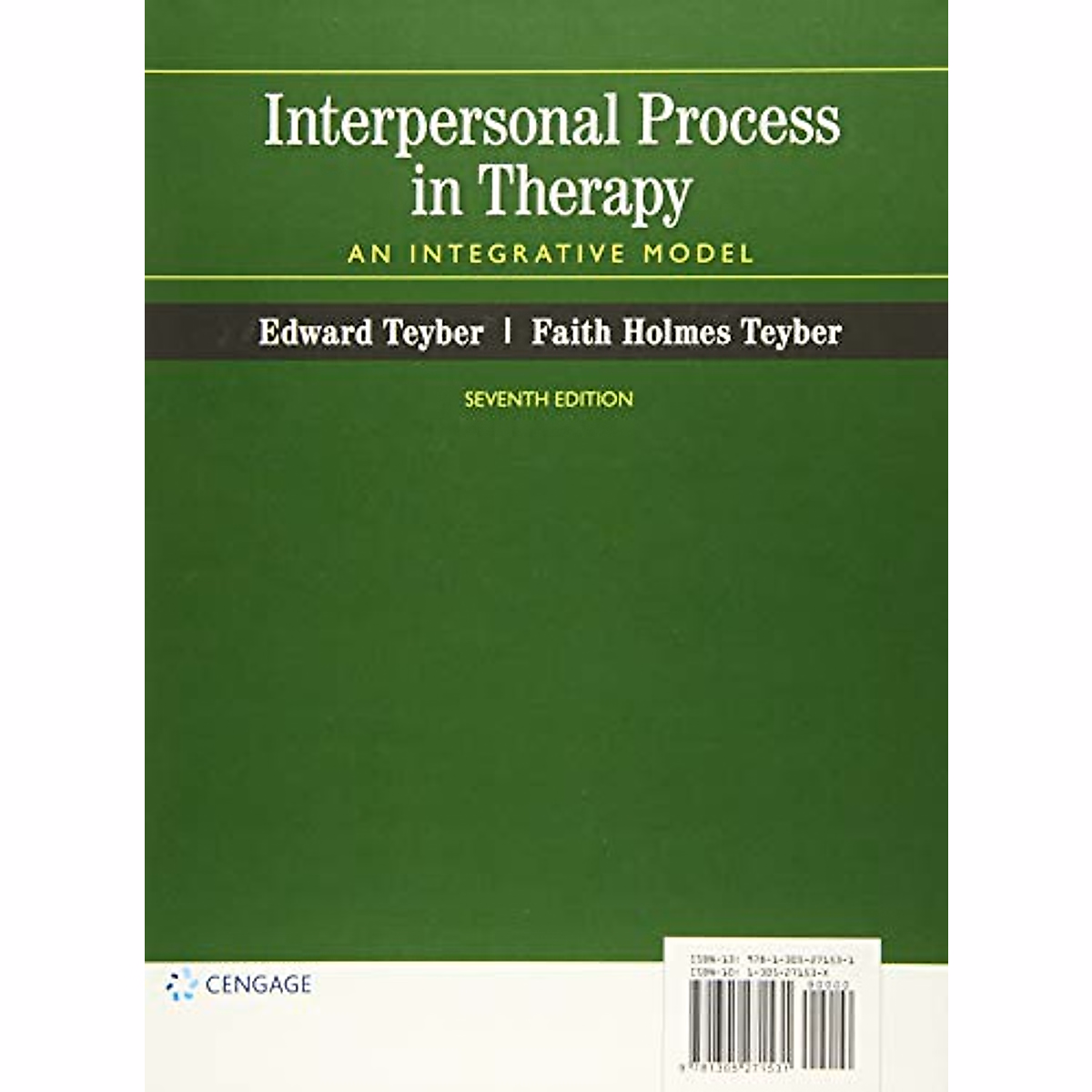 Interpersonal Process in Therapy: An Integrative Model