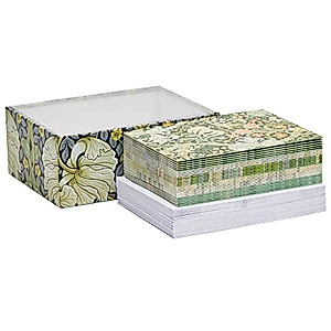 36 Pack William Morris Stationery Cards and Envelopes, Floral Pattern All Occasion Notecards, Blank Inside (5 x 3.5 In)