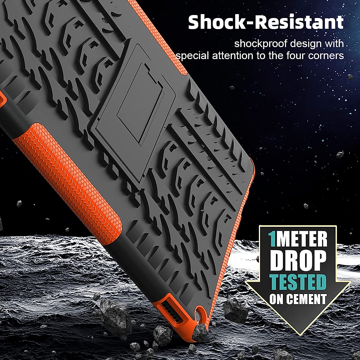 ROISKIN Kickstand Case for 2021 Release Tablet 10 & 10 Plus Case 11thgeneration Without Screen Protector, Not for 10 inch iPad TCL Samsung